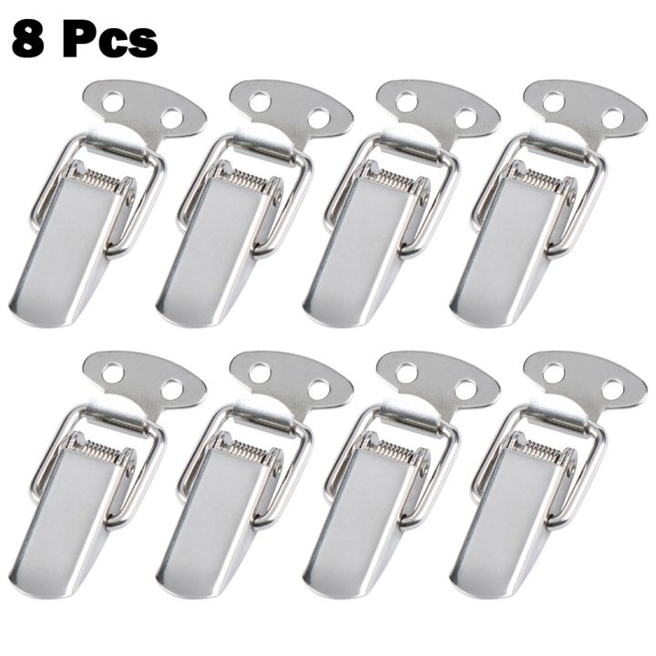 4/8Pcs Stainless Steel Toggle Latch Catch Clamp Spring Loading Case ...
