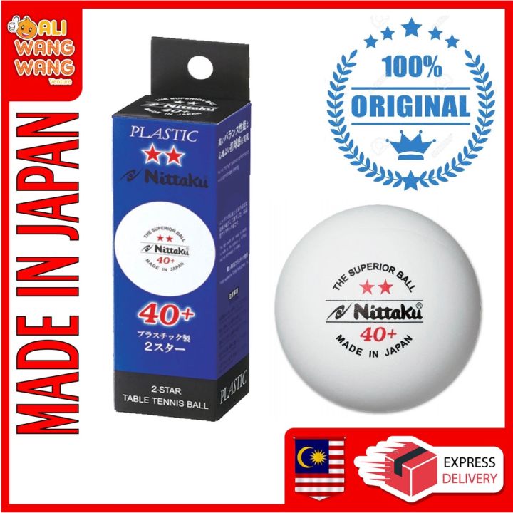 Nittaku 2-star Superior Balls made in Japan ORIGINAL | Lazada