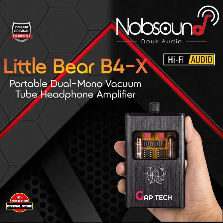 Nobsound Little Bear B4 X / B4X Portable Dual-Mono Vacuum Tube Amp ...