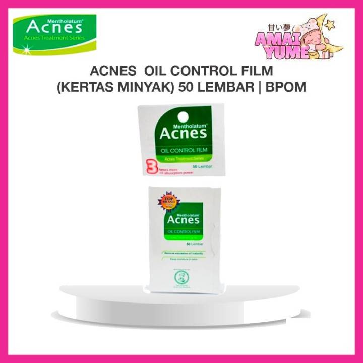 ACNES Oil Control Film (Kertas Minyak) 50 lembar | BPOM | Lazada Indonesia