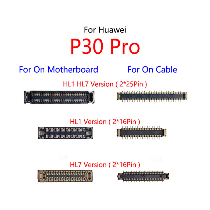 2PCS/Lot For Huawei P30 Pro P30Pro HL1 HL7 50Pin 32 Pin USB Charging ...