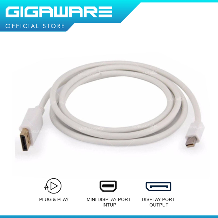 Gigaware 1.8M Mini DP to DP Adapter Cable (Display Port) | Lazada PH