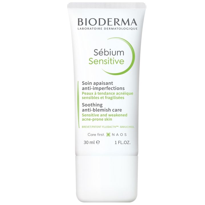 Bioderma Sebium Sensitive Oil Control Anti-Acneไบโอเดอร์มาซีเบี่ยม เซน ...