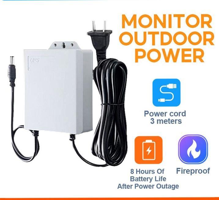 UPS Power Supply 12V 2A Uninterruptible Power Supply Mini UPS Battery Backup for WiFi Router ...