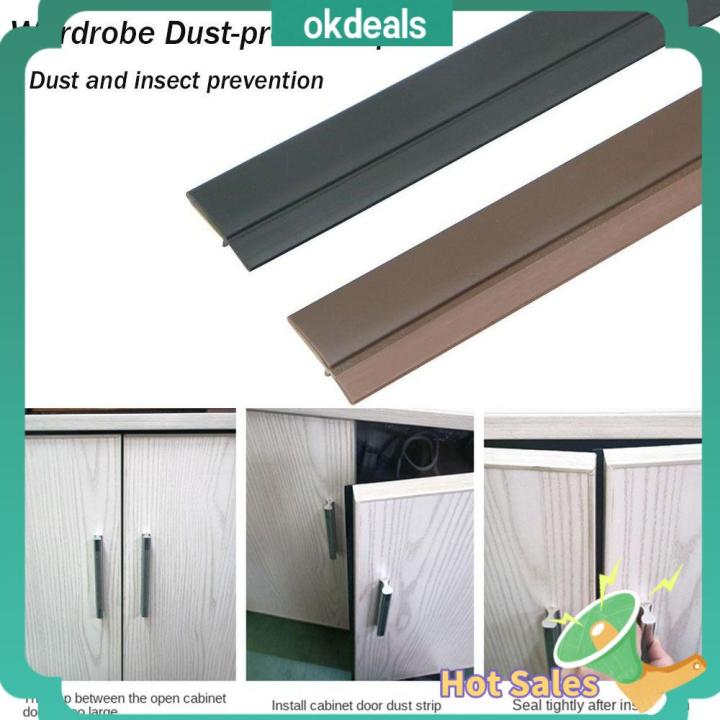 1 Roll x Cabinet Door Strip Self-Adhesive Cabinet Door Seal Strip Dust ...