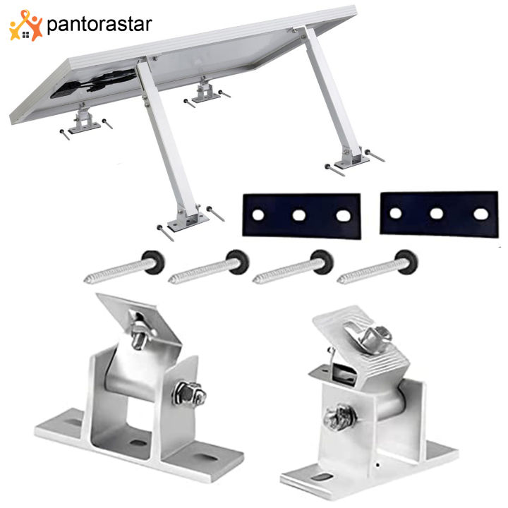 [pantorastar] Solar Panel Mount Stainless Steel White Aluminium ...