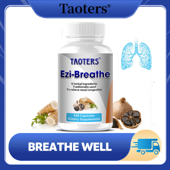 TAOTERS Ezi-Breathe Supplement, Immune Support, Supports Respiratory ...