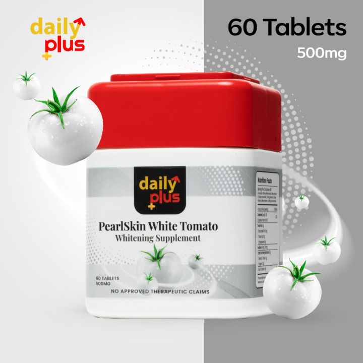 Daily Plus Whitening Supplement PearlSkin White Tomato | Lazada PH