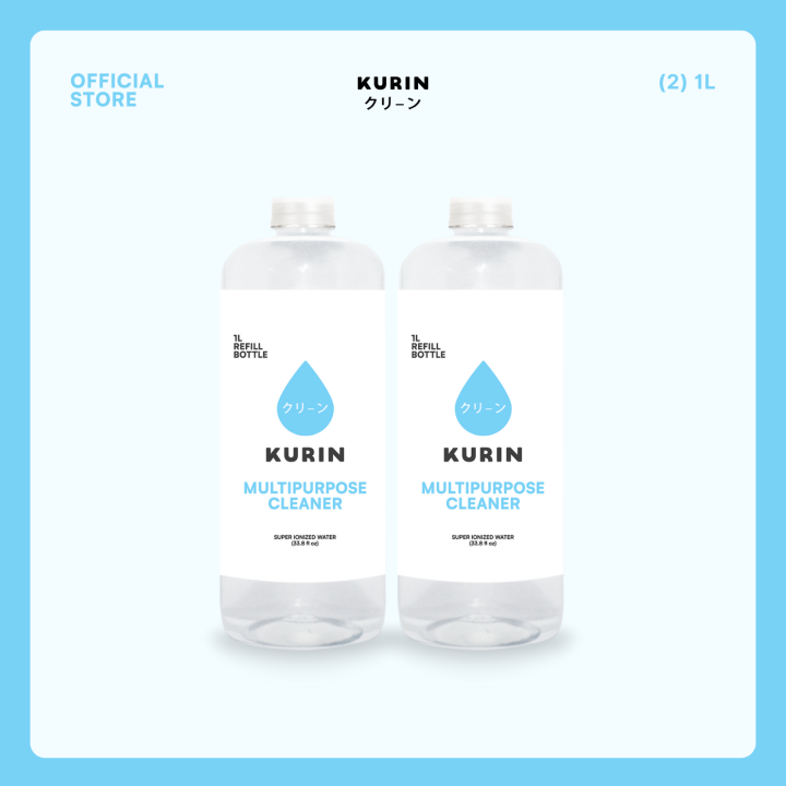 KURIN WATER DUO 1L REFILL Bundle - 2x1L Refill Multipurpose Cleaner ...