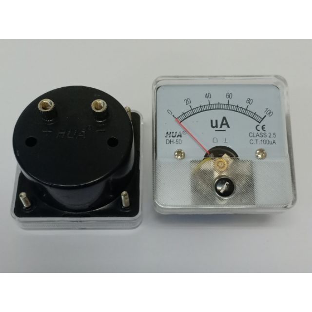 [READY STOCK]DC100 MICRO AMP 50X 50 X 45MM ANALOG PANEL METER MODEL ...