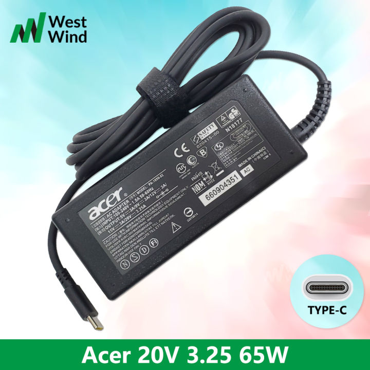 Acer 65W Type C USB-C Laptop Charger Adapter Spin 7 SP714 SP714-51 ...