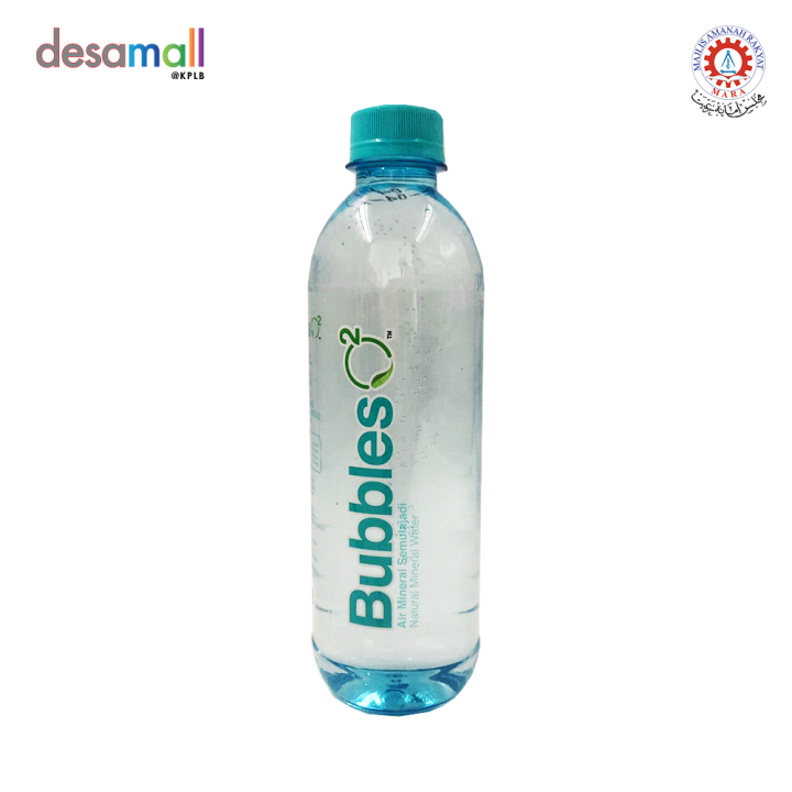 Bubbles O2 Air Mineral Semula Jadi (425ml) | Lazada
