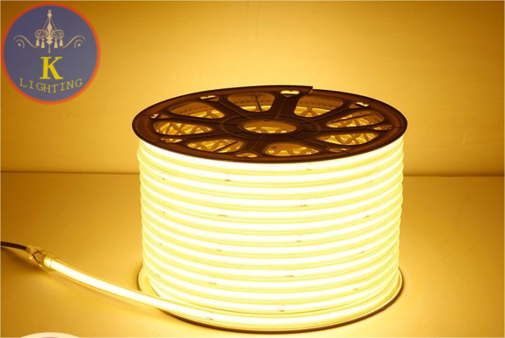 COB light strip 220V high voltage LED flexible soft light strip home ...