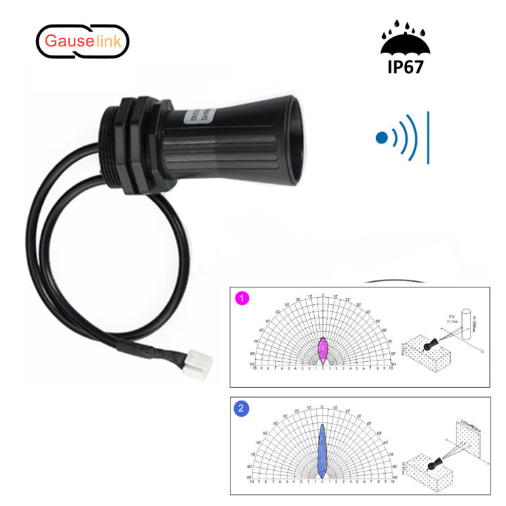 Ultrasound Ultrasonic Sensor Module With Range 750cm For Distance Measurement On Flat Object