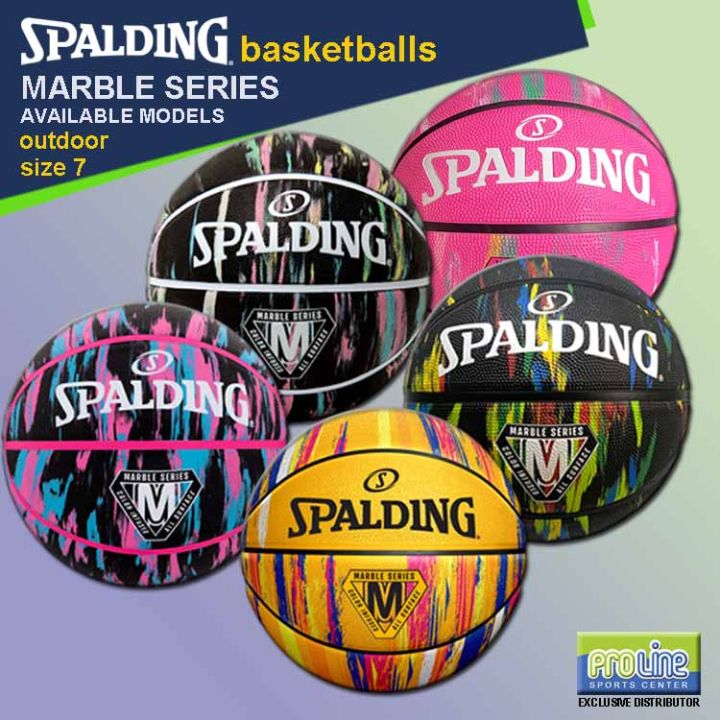 SPALDING Marble Series Outdoor Basketball Size 7 & Size 6 | Lazada PH