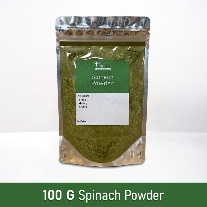 Imported Premium Organic Spinach Powder (Re-sealable bag and Sealed Bag ...