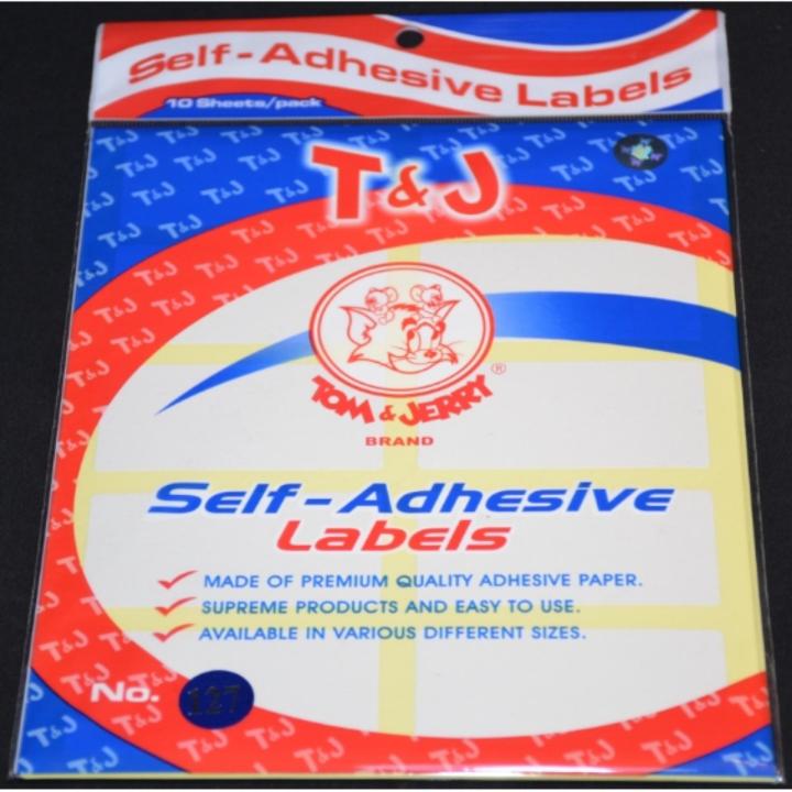 Tom & Jerry Label Polos 127 ( 2 Set - 20 Lembar ) | Lazada Indonesia