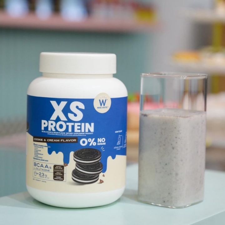 [โปรตีนคุมหิว] คุกกี้แอนด์ครีม XS PROTEIN COOKIE & CREAM | Lazada.co.th