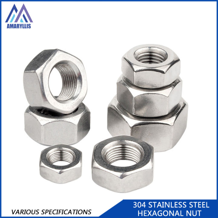 Solid Stainless Steel 304 Hex Hexagon Nuts for M1 M1.2 M1.4 M1.6 M2 M2 ...