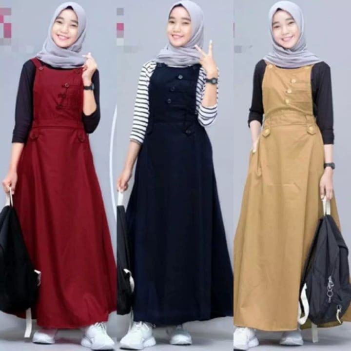 KEIKO OVERALL / OVERALL GAMIS/ DRESS KIRANA | Lazada Indonesia