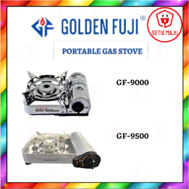 [READY STOCK] GOLDEN FUJI PORTABLE GAS STOVE GF-9000 / GF-9500 / GF ...