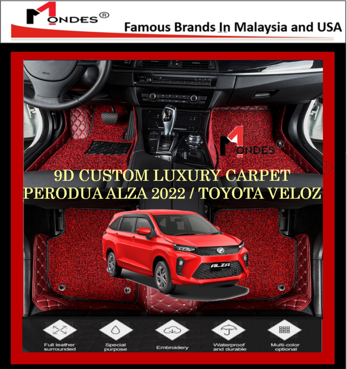 (MADE IN MALAYSIA) PERODUA ALZA 2022 (D27A) TOYOTA VELOZ LEATHER LUXURY ...