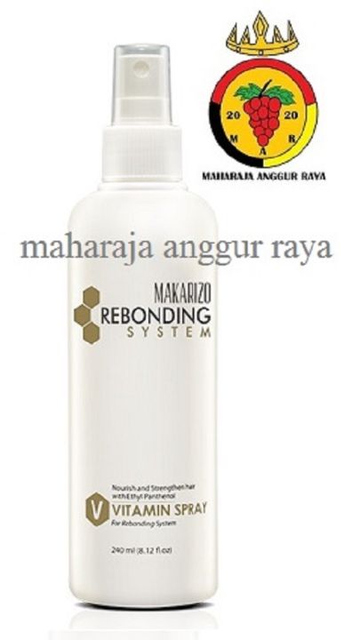 MAKARIZO Rebonding System Vitamin Spray 240ML Rambut Proses Smoothing ...