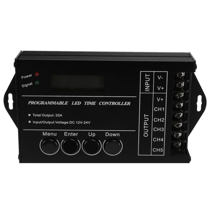TC420 Time programmable RGB LED Controller DC12V-24V 5 Channel LED ... TC420 Time programmable RGB LED Controller DC12V-24V 5 Channel LED ...