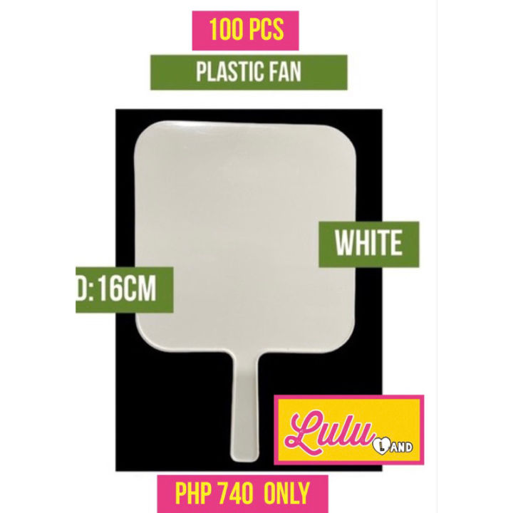 100 pc Plastic Fan / Election Fan/ Plastic Pamaypay | Lazada PH