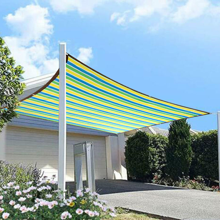 Sun Shade Net Sail Canopy Slan Sunscreen Canvas Outdoor Garden Plant ...