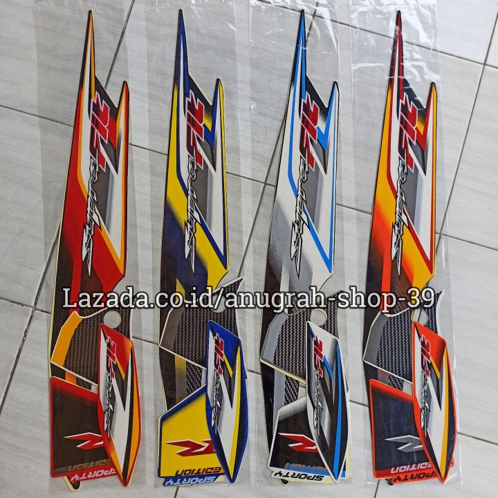 stiker sticker standar supra fit r 2007 2008, lis stiker body motor ...