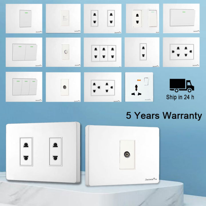 Light Switch Home Light Switch Wall 1 2 3 Gang Royu Outlet Wall ...