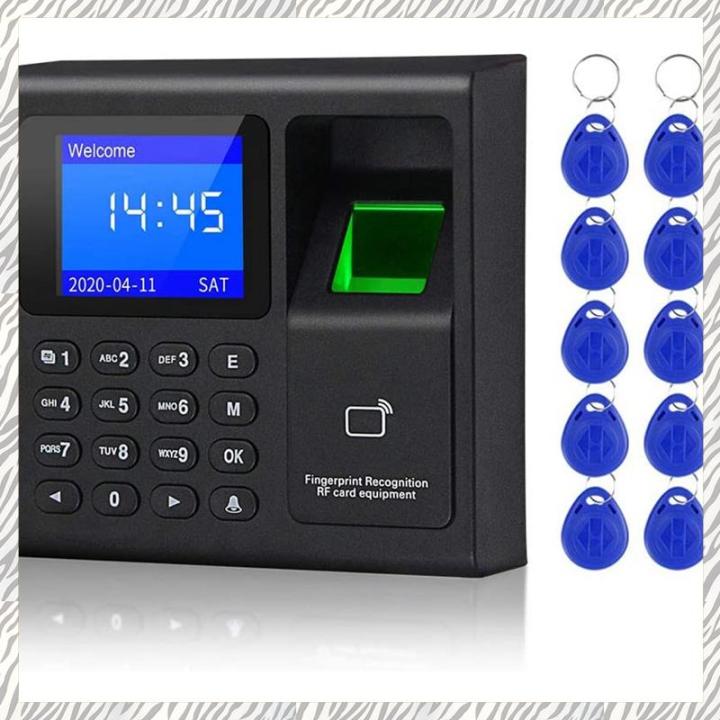 (EBTN) Biometric RFID Access Control System RFID Keypad USB Fingerprint System Electronic Time ...