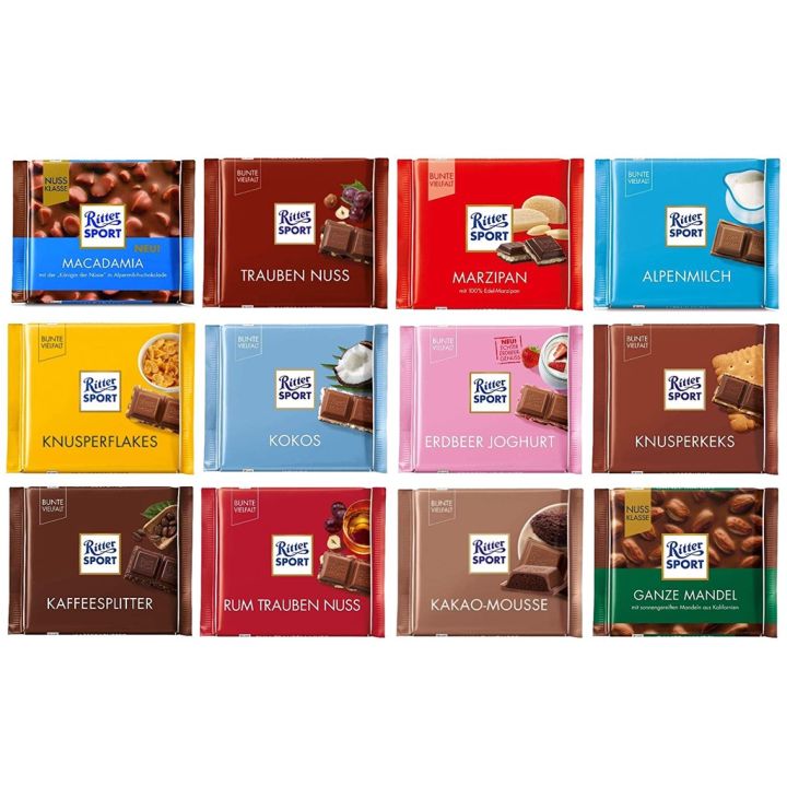 Ritter Sport Chocolate - 100g | Lazada Singapore