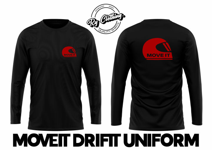 Dri-fit Move It Helmet Uniform Black Rider Longsleeves Unisex | Lazada PH