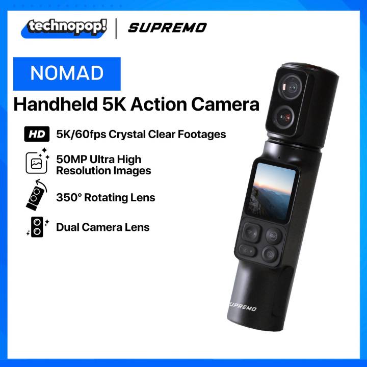 Supremo Nomad Handheld 5K Action Camera | Lazada PH