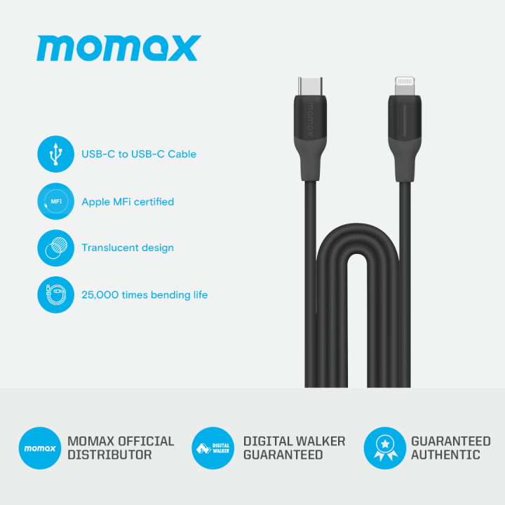 Momax 1-Link Flow USB-C to Lightning Cable | Lazada PH