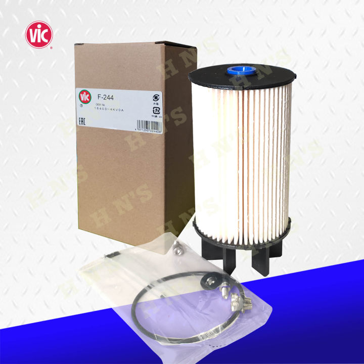 VIC Fuel Filter F-244 for Nissan Navara NP300 NP 300 ( 2014 up ...