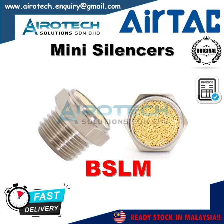 AirTAC Brass Silencer Mini Silencers BSLMM5 BSLM01 BSLM02 BSLM03 BSLM04 ...