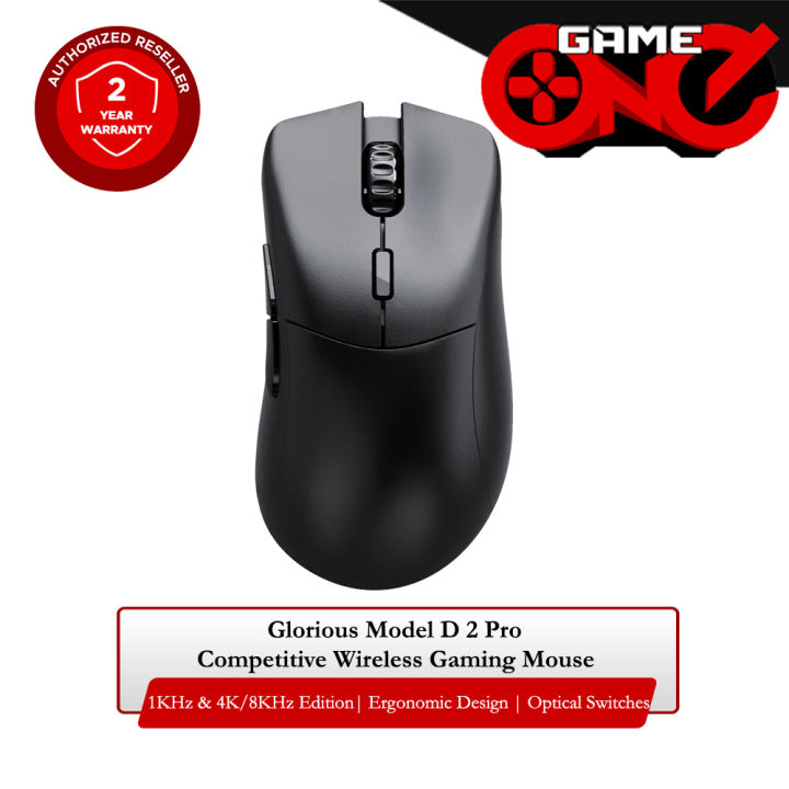 Glorious Model D 2 Pro Competitive Wireless Gaming Mouse - Black ...