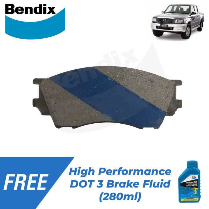 Bendix Brake Pads GCT DB1326 Front Set for Mazda B2500 1996-2002 ...