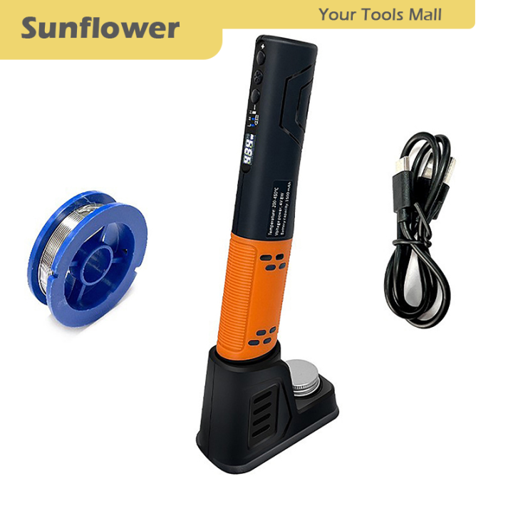 Flower Cordless Soldering Iron 1500mAh Rechargeable Soldering Tool ...