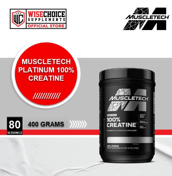 MUSCLETECH PLATINUM 100% CREATINE 400 GRAMS | Lazada PH