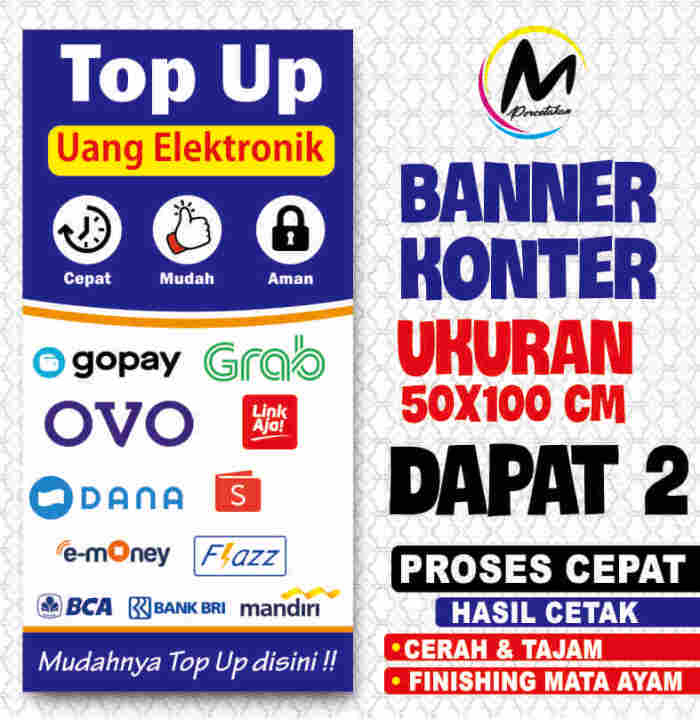 Banner / Spanduk Konter Spanduk Logo - 50x100 cm - GRATIS DESAIN ... Banner / Spanduk Konter Spanduk Logo - 50x100 cm - GRATIS DESAIN ...