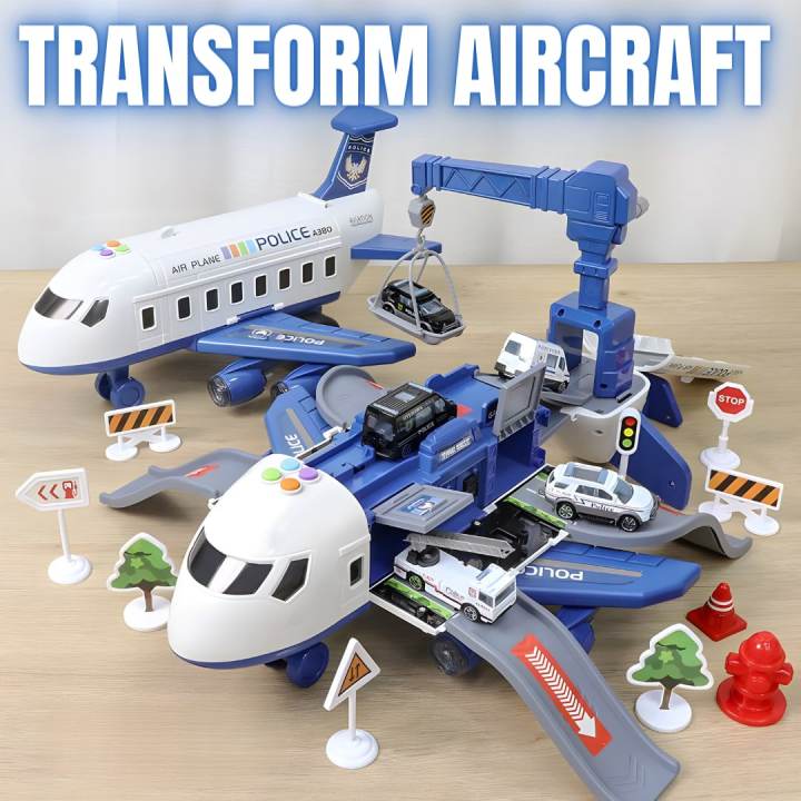 Transform Aircraft Airplane Playset with Lights and Sound by WISHLAND | Lazada PH