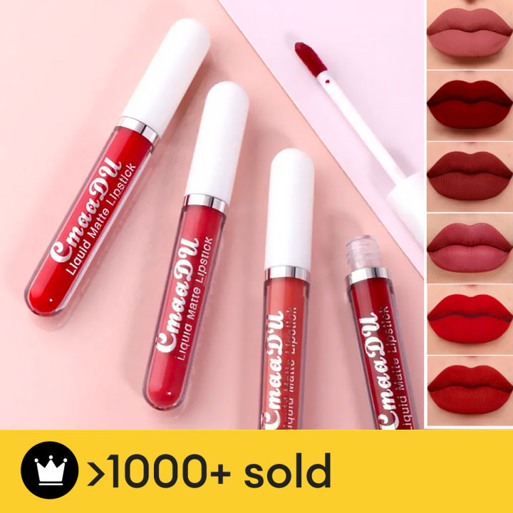 6 Colors Ultra Matte Liquid Lipstick Lip Glosses Waterproof Sexy Long