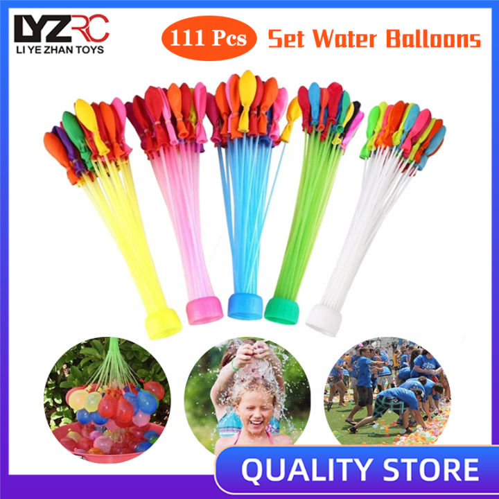 LYZRC 111Pcs/Set Funny Colourful Mini Balloon Water Balloons for ...
