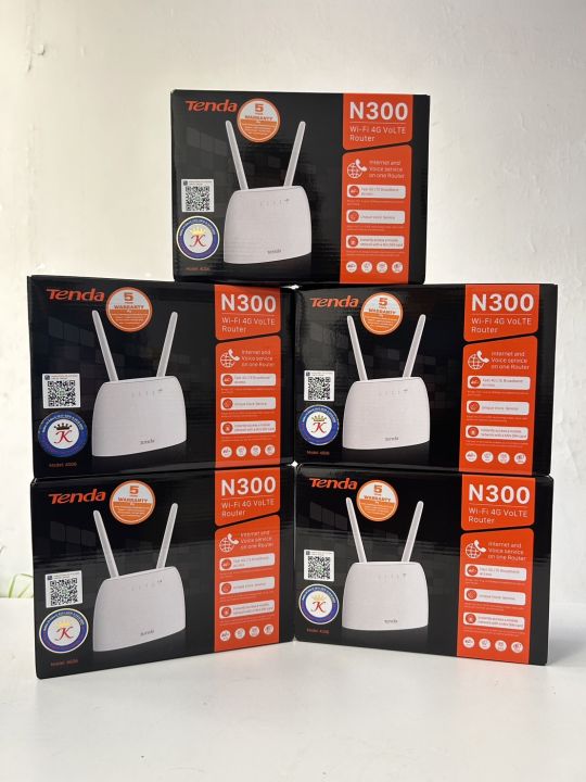 Tenda 4G06 4G LTE Router เร้าเตอร์ใส่ซิม N300 เราท์เตอร์ WiFi ใส่ ซิม ...