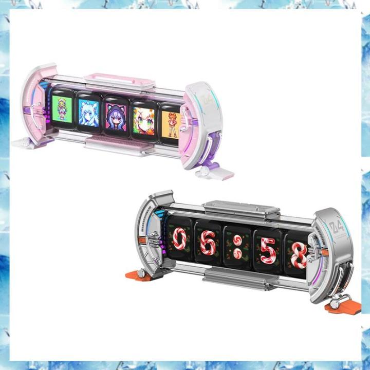 (ABRY) Times Gate Pixel Art Gaming Setup Clock with Smart App Control ...