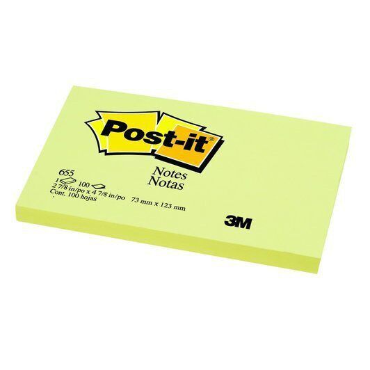Post-It ขนาดใหญ่ 3x5นิ้ว กระดาษโน๊ตมีกาวในตัว 655 ตรา 3M | Lazada.co.th